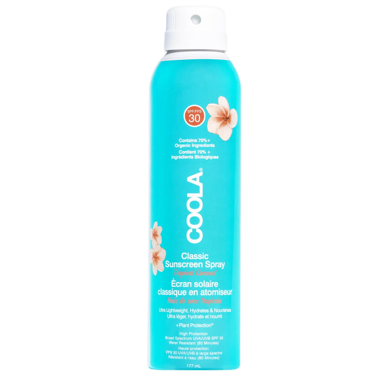 COOLA - Tropical Coconut - Sunscreen Spray SPF 50 – Celeste Parfums